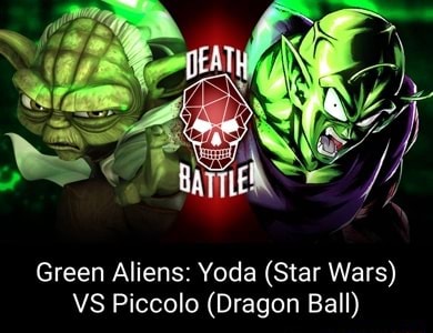 Green Aliens: Yoda (Star Wars) VS Piccolo (Dragon Ball) - iFunny