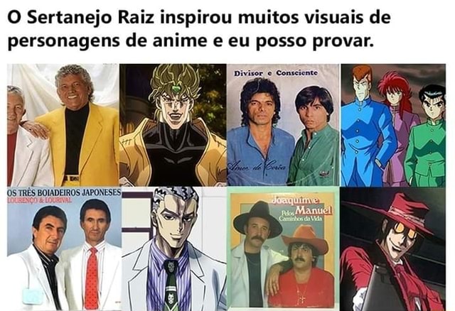 O Sertanejo Raiz inspirou muitos visuais de personagens de anime e eu ...