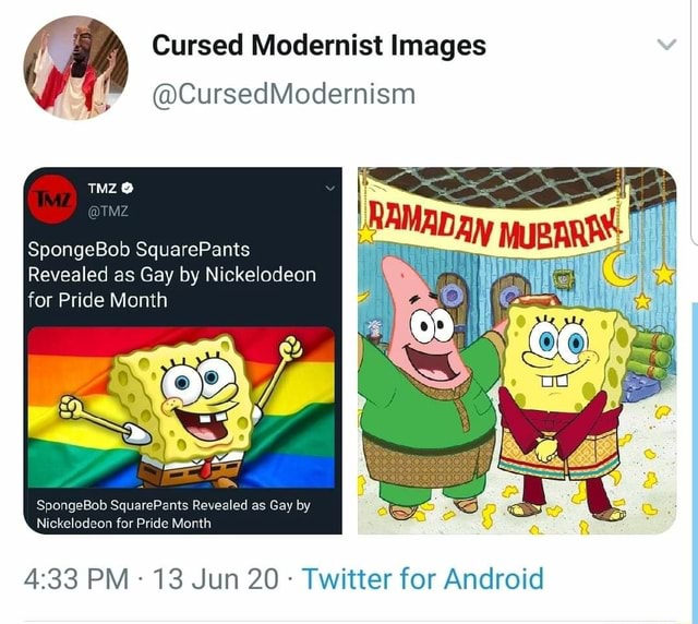 Cursed Modernist Images Revealed as Gay by Nickelodeon Twitter for ...
