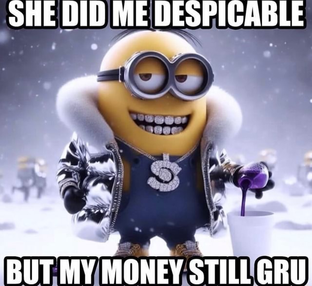 SHE DID ME DESPICABLE 'ff BUT MY MONEY STILL GRU - iFunny