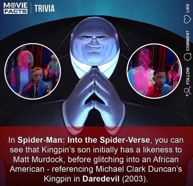 _! In Spider-Man: Into the Spider-Verse, you can see that Kingpin’s son ...
