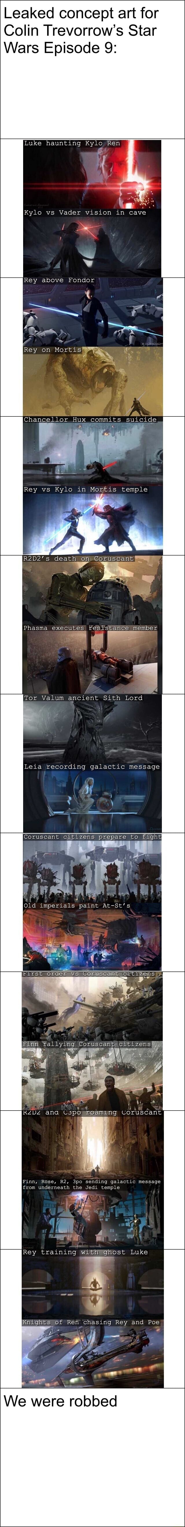 Leaked concept art for Colin Trevorrow's Star Wars Episode 9: Luke ...