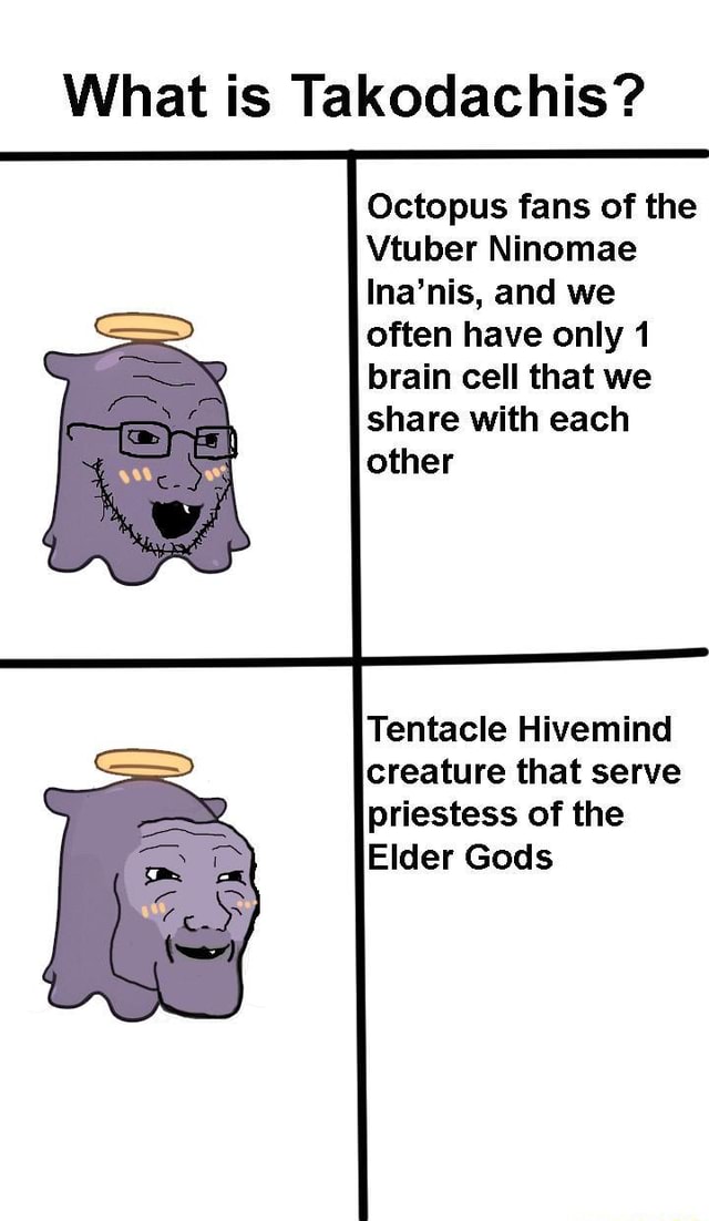 What is Takodachis? Octopus fans of the Vtuber Ninomae Ina'nis, and we ...