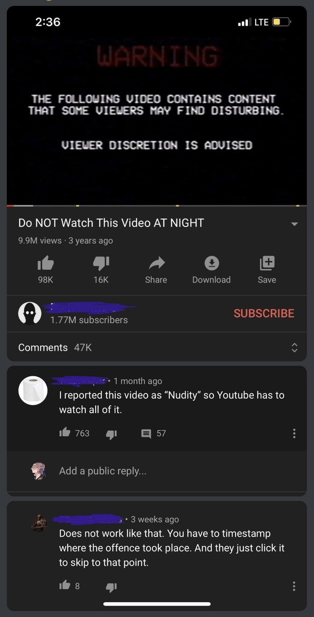 THE FOLLOWING VIDEO CONTAINS CONTENT THAT SOME VIEWERS MAY FIND ...