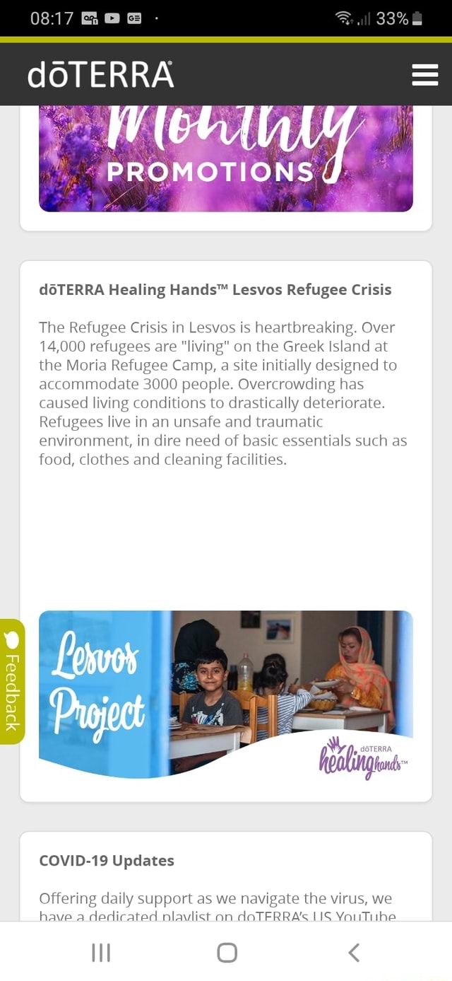 081756 065 doTERRA doTERRA Healing Hands™ Lesvos Refugee Crisis The ...