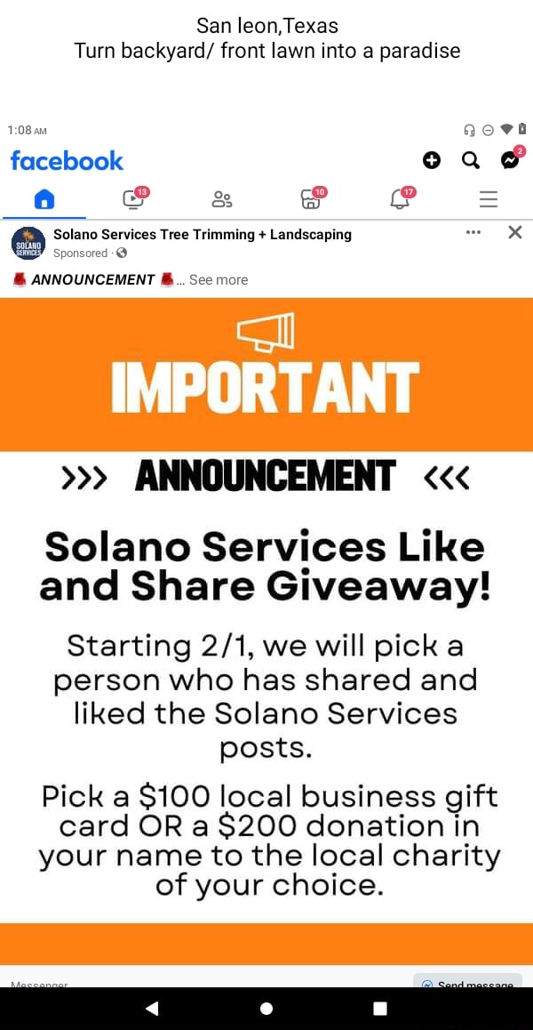 San leon, Texas Turn backyard/ front lawn into a paradise am facebook 6 ...