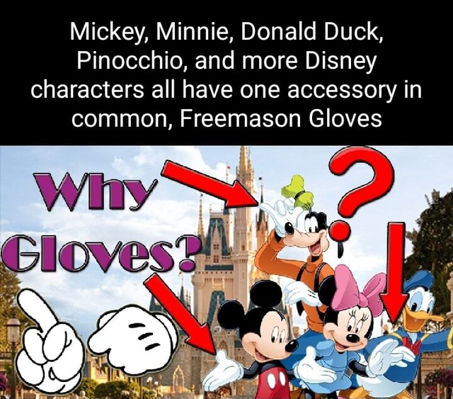 Mickey, Minnie, Donald Duck, Pinocchio, and more Disney characters all ...