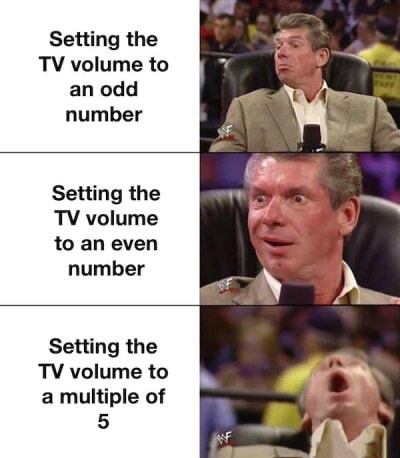 Setting the TV volume to an odd number Setting the TV volume to an even ...