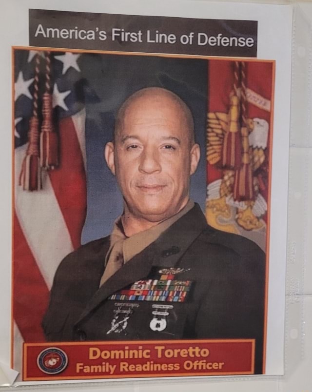 America's First Line of Defense Dominic Toretto Family Readiness ...