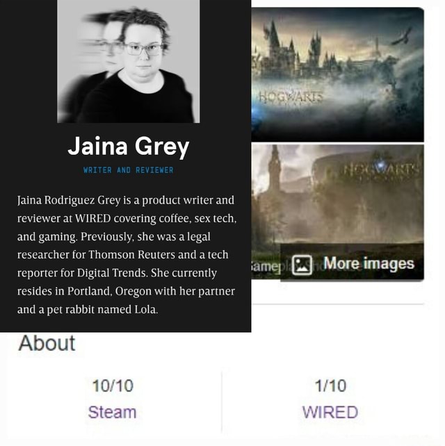 I Jaina Grey WRITER AND REVIEWER Jaina Rodriguez Grey is a product ...