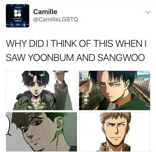 WHY DID I THINK OF THIS WHEN I SAW YOONBUM AND SANGWOO - iFunny