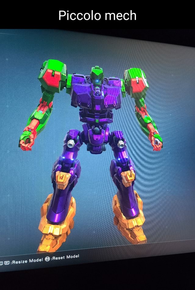 Piccolo mech odel :Reset Model :Resize Model - iFunny