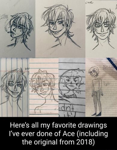 Here's all my favorite drawings I've ever done of Ace (including the ...
