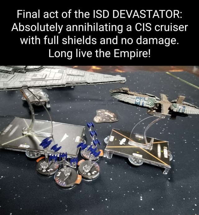 Final act of the ISD DEVASTATOR: Absolutely annihilating a CIS cruiser ...