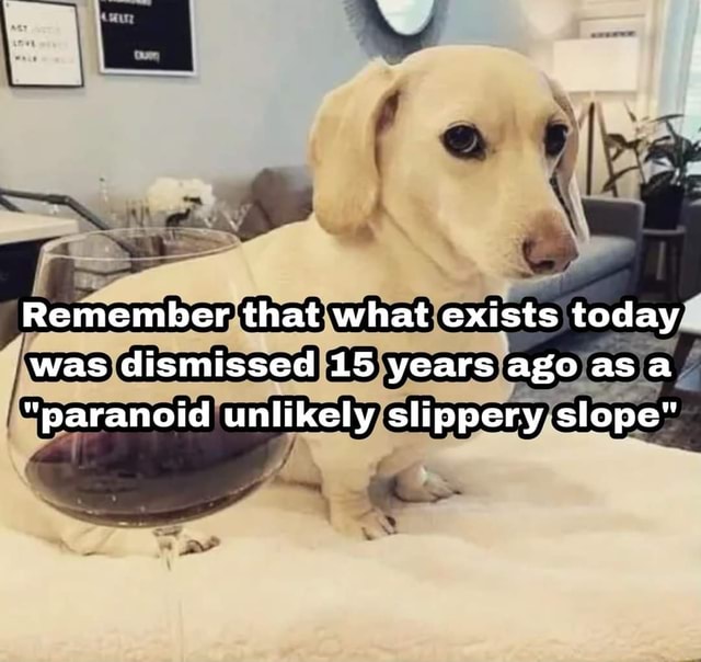 SS Remember that what exists today was dismissed 15 years ago asa ...