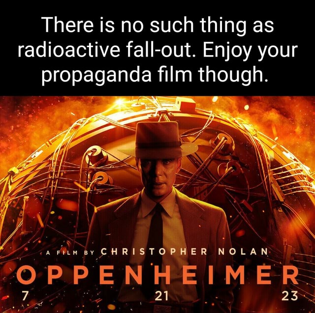 There is no such thing as radioactive fall-out. Enjoy your propaganda ...