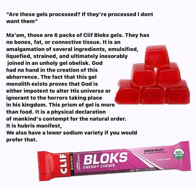 🧪⚗️⚛️ - "Are these gels processed? If they're processed dont want them ...