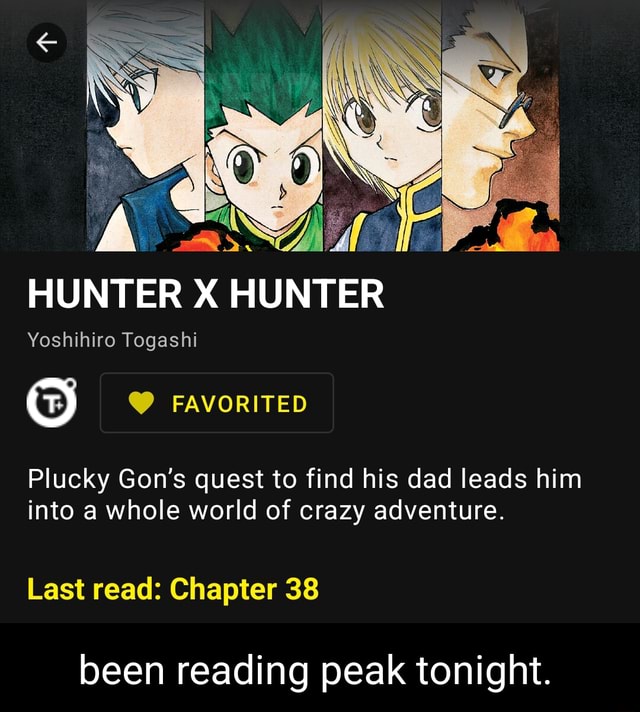 HUNTER X HUNTER Yoshihiro Togashi FAVORITED Plucky Gon's quest to find ...