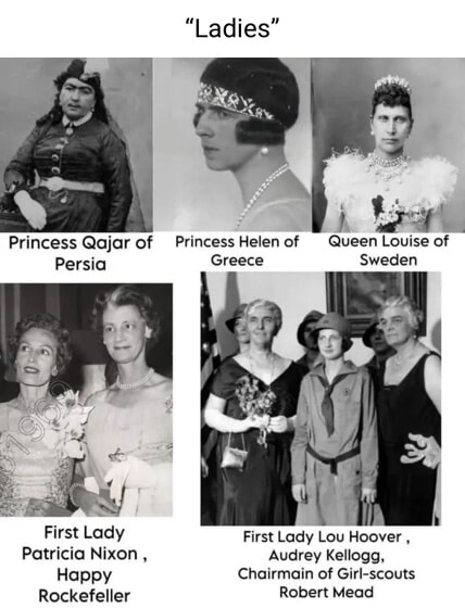 "Ladies" Princess Qajar of Princess Helen of Queen Louise of Persia ...