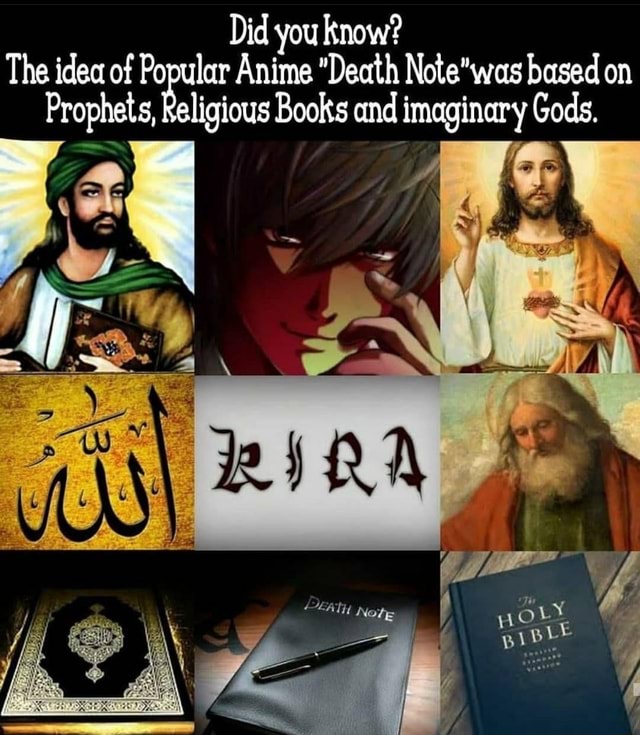 Did you Know? The idea of Popular Anime "Death Note'was based on ...