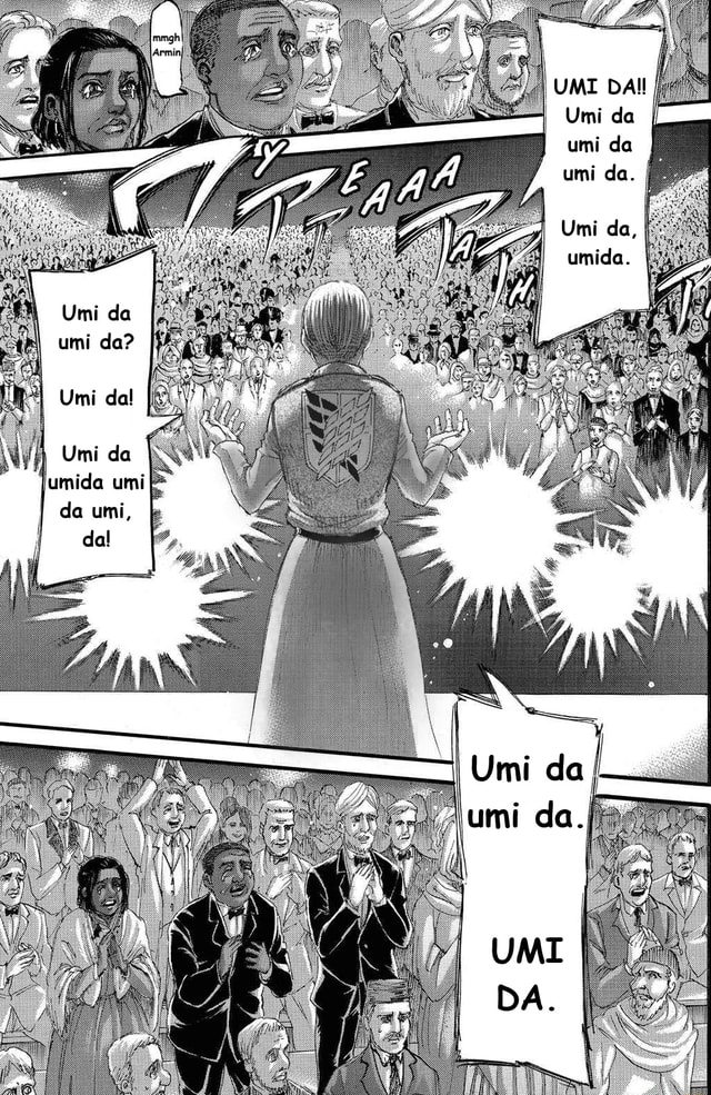 UMI DAI! Umi da umi da umi da. Umi da, umida. Umi da umi da? Umi da ...