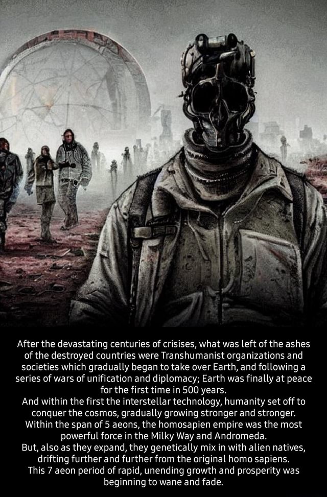After the devastating centuries of crisises, what was left of the ashes ...