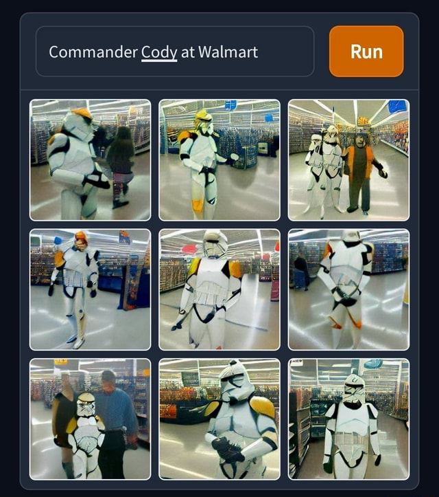 Run Commander Cody at Walmart Commander - iFunny