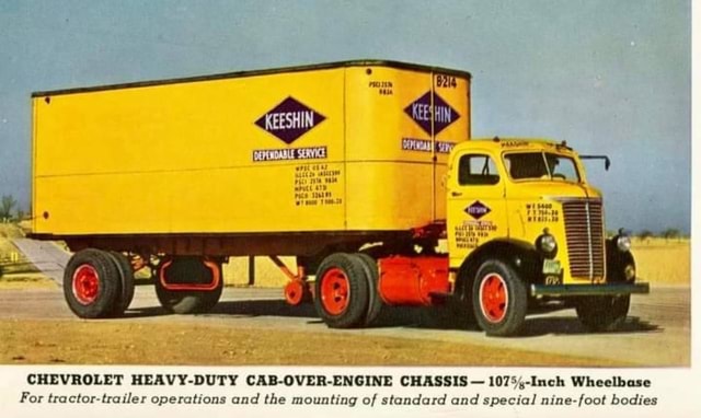 CHEVROLET DUTY CAB-OVER-ENGINE CHASSIS - -,-Inch Wheelbase For tractor ...