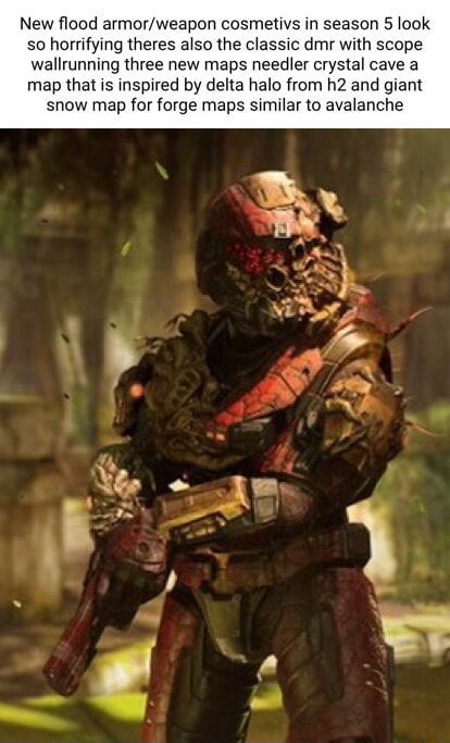 New flood armor weapon cosmetivs in season 5 look so horrifying theres ...