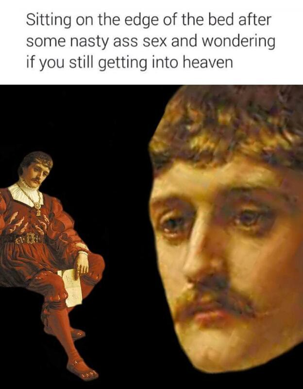 Sitting On The Edge Of The Bed After Some Nasty Ass Sex And Wondering