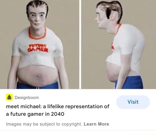 Designboom meet michael: a lifelike representation of a future gamer in ...