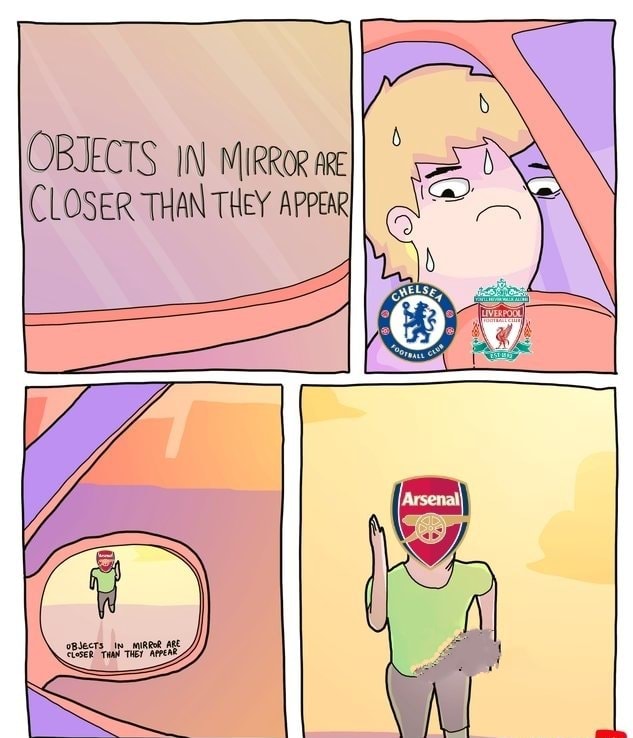 OBJECTS CLOSER IN THAN THEY RHE CLOSER THAN THEY - iFunny