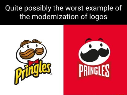 Quite possibly the worst example of the modernization of logos CC ee ...