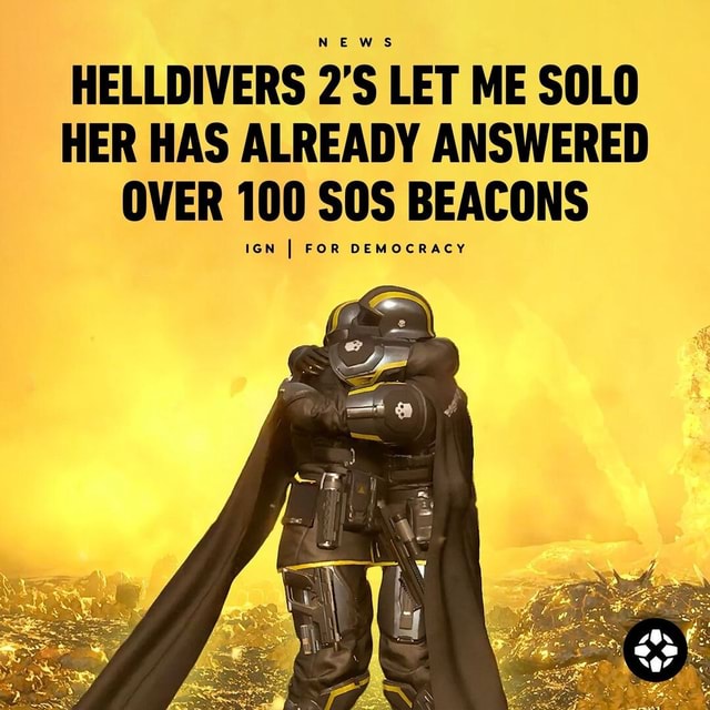 Meet the Hero of Helldivers 2 who has already answered over 100 SOS Beacons in the link in bio ...