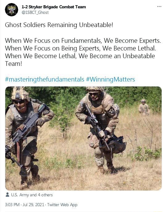 1-2 Stryker Brigade Combat Team @I1SBCT_Ghost Ghost Soldiers Remaining ...