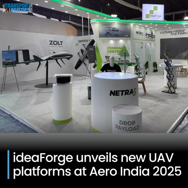 ZOLT SWITCH V DROP ) " ideaForge unveils new UAV platforms at Aero ...