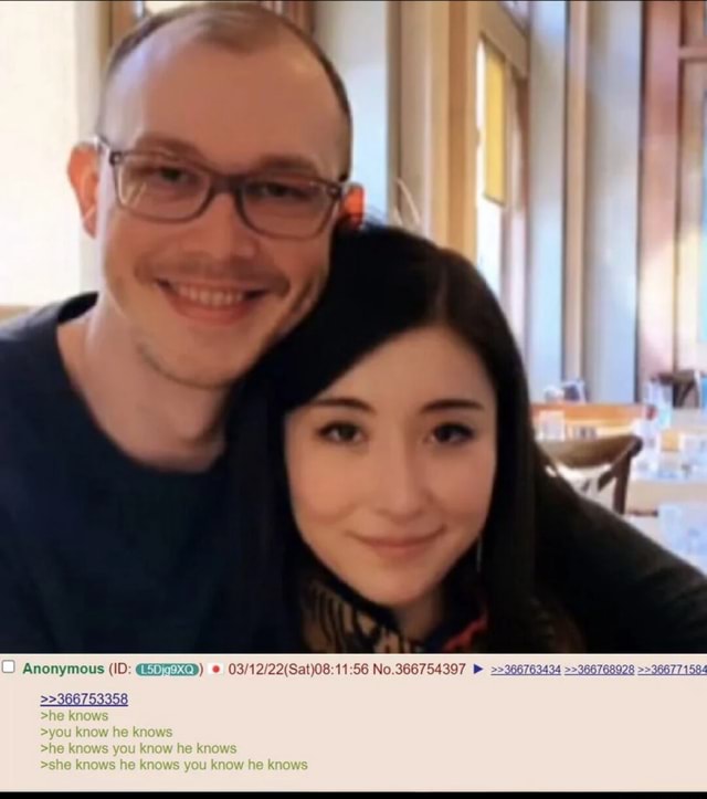 Anonymous (ID: O No.366754397 C> >>366763434 >>366753358 knows Syou she ...