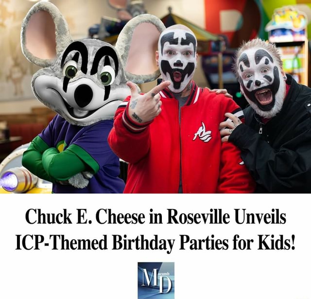 Chuck E. Cheese in Roseville Unveils ICP-Themed Birthday Parties for ...