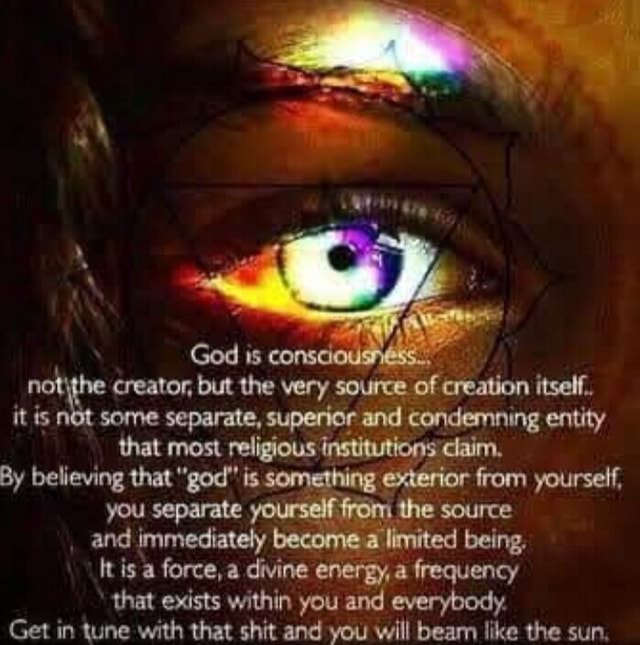Creator, but the very source of creation itself. it is not some ...