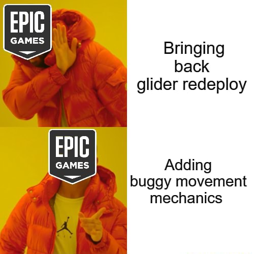 Bringing back glider redeploy Adding buggy movement mechanics - iFunny