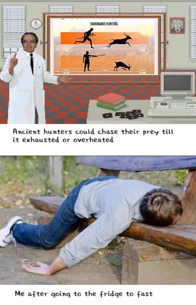 Ancient hunters could chase their prey till it exhausted or overheated ...