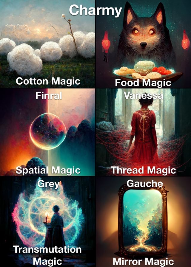 Cotton Magic Finral Spatial Magic Grey Transmutation Magic Food Magic ...