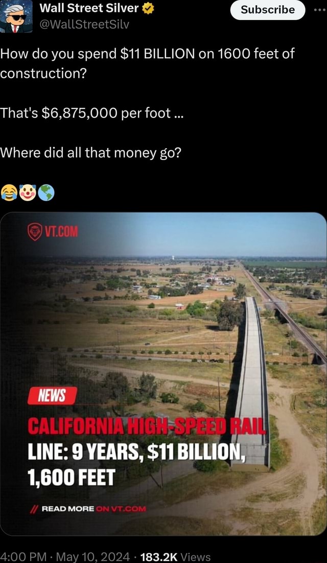How do you spend $11 BILLION on 1600 feet of construction? That's ...