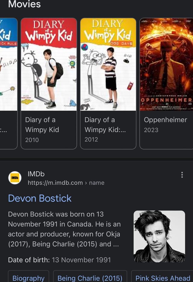 Movies DIARY id AULE: Kid OPPENHEIMER Diary of a Diary of a Oppenheimer Wimpy Kid Wimpy Kid ...