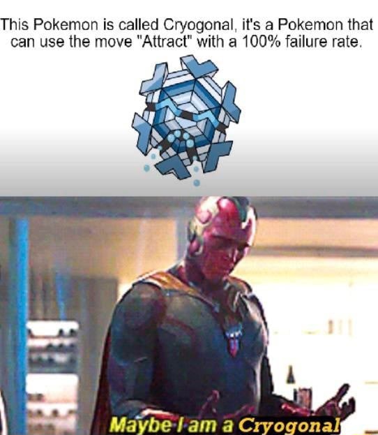This Pokemon is called Cryogonal, it's a Pokemon that can use the move ...