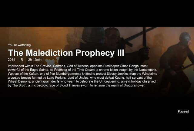 You're watching... - You're watching The Malediction Prophecy Ill 2014 ...