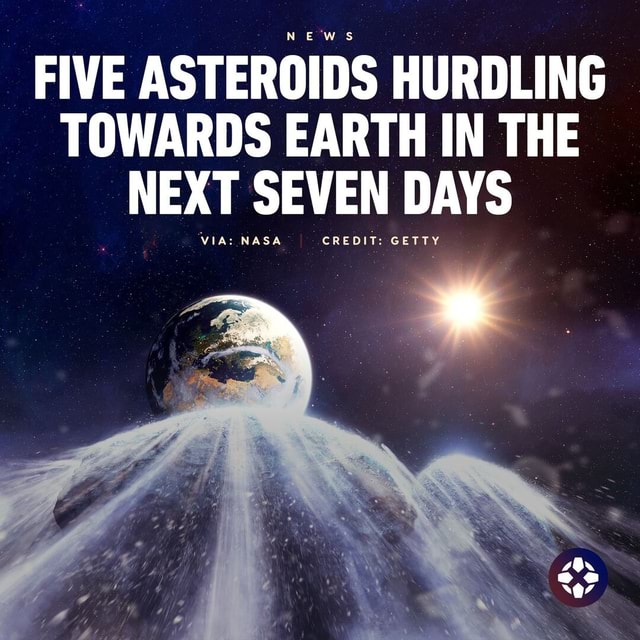 NASA projects five asteroids, some the size of commercial aircraft, are ...