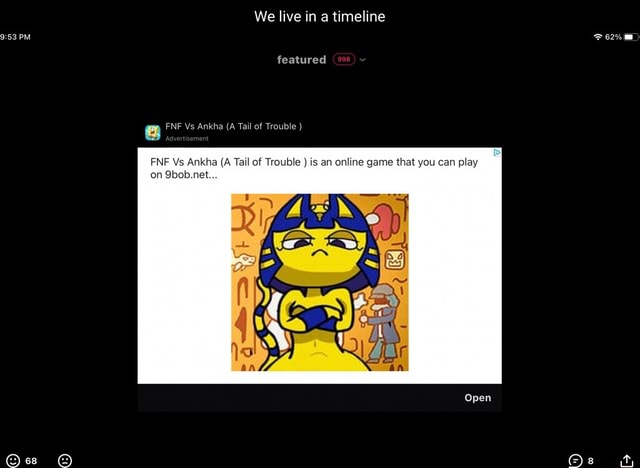 We live in a timeline PM featured FNF Vs Ankha (A Tail of Trouble ) FNF ...