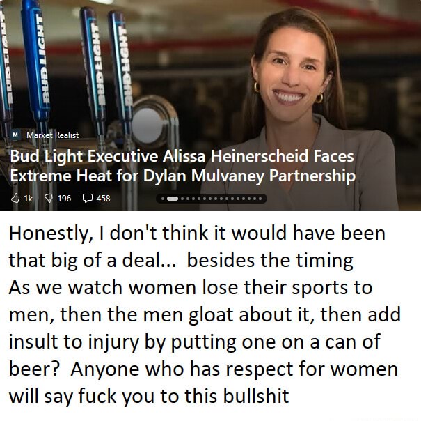 Realist Bud Light Executive Alissa Heinerscheid Faces Extreme Heat for ...
