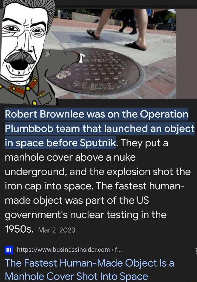 Robert Brownlee was on the Operation Plumbbob team that launched an ...